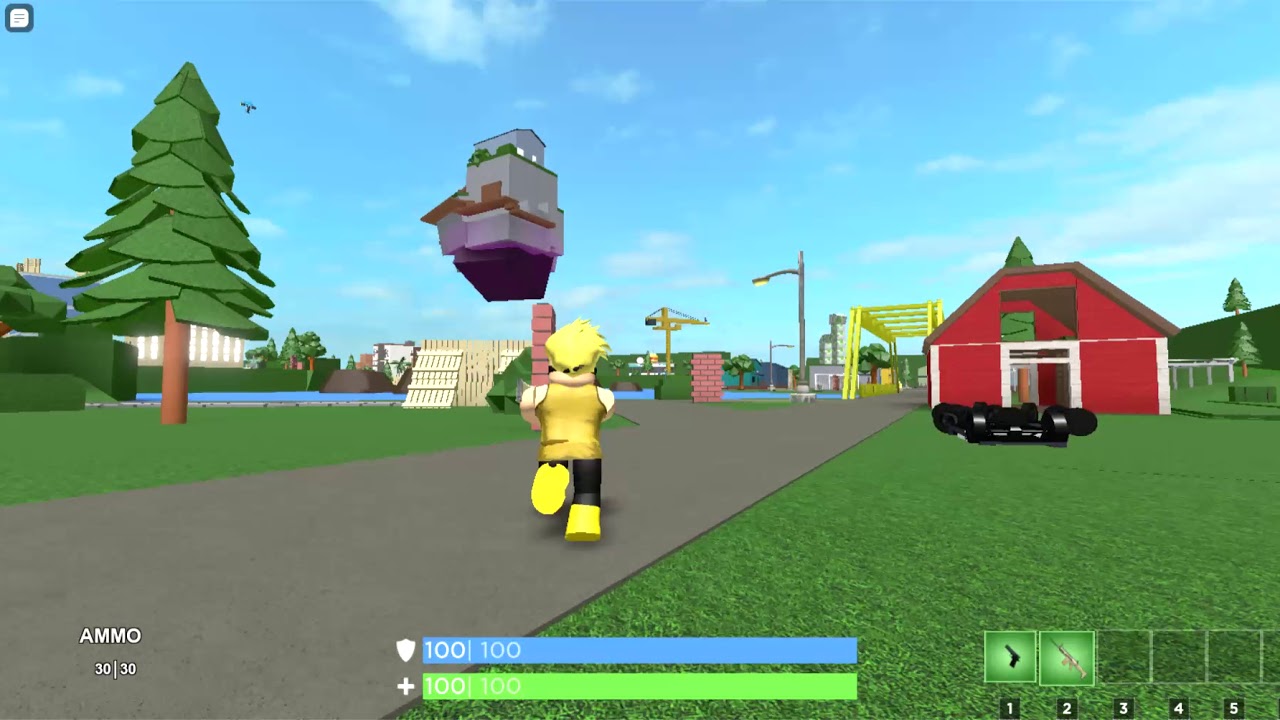 Roblox battle royale simulator - YouTube