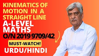 A-Level Maths - KINEMATICS OF MOTION IN A STRAIGHT LINE... | Doovi