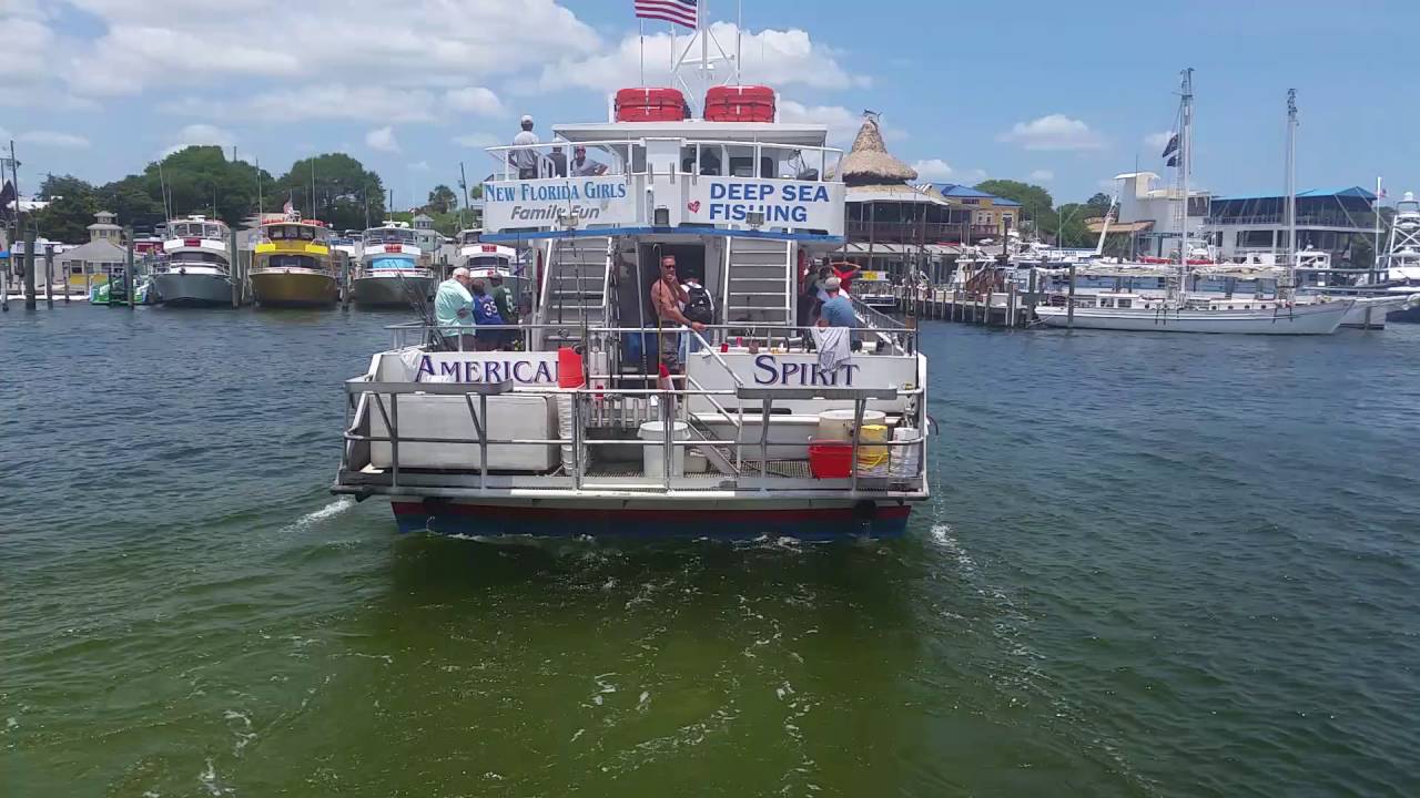 View of Harbor from aboard the Destin Princess - YouTube
