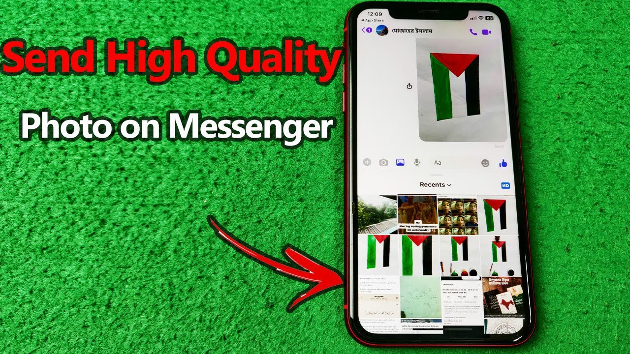 How to Send High Quality Photo on Messenger | Full Guide - YouTube