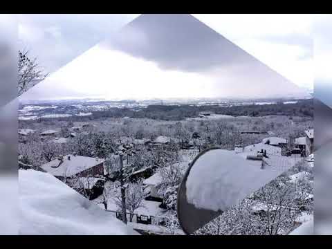 Gürcü Halk Müziği Eşliğinde Kışlaçay Yeni Kar Manzaralı Slayt (Video)