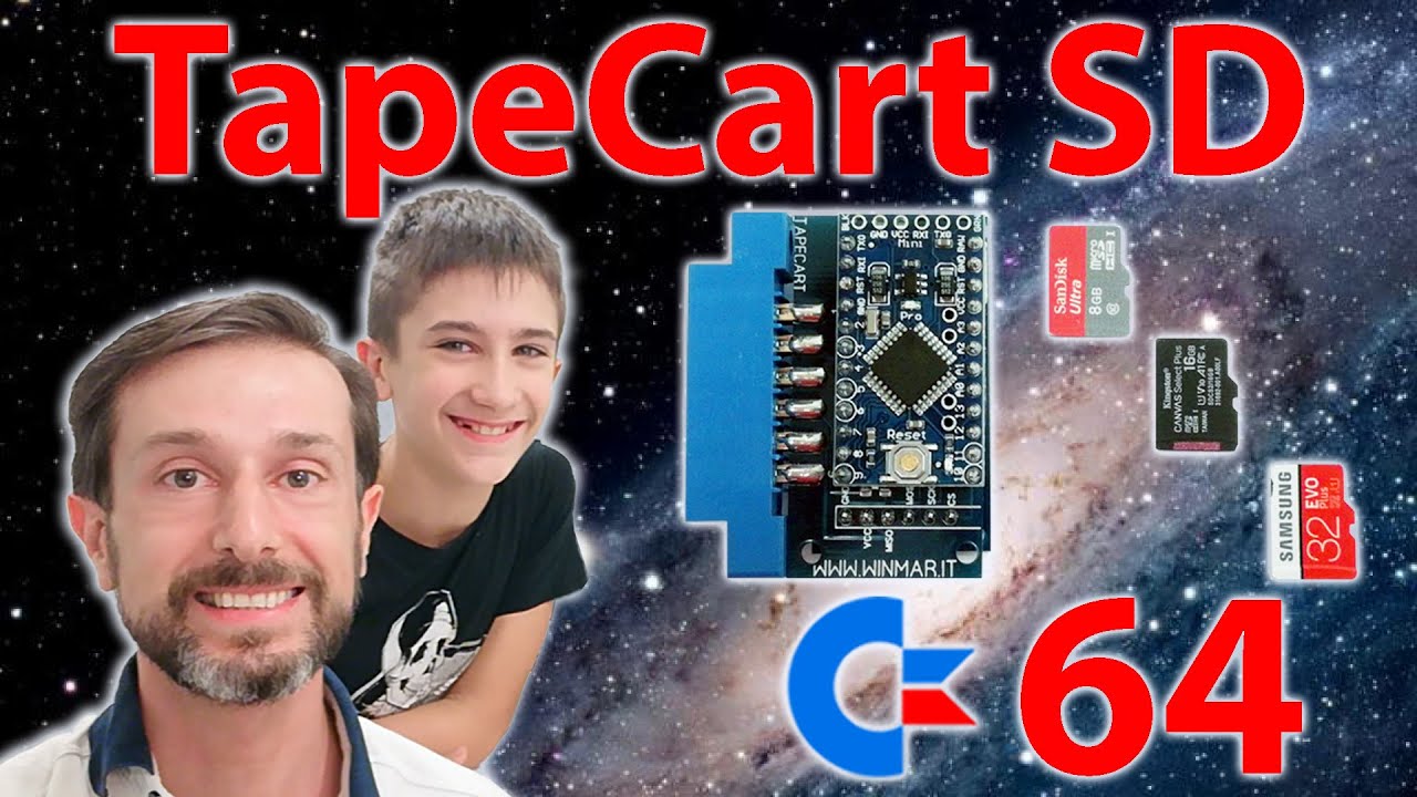 TapeCart SD per Commodore 64, ecco la recensione! Come caricare i giochi TAP PRG TCRT. - YouTube