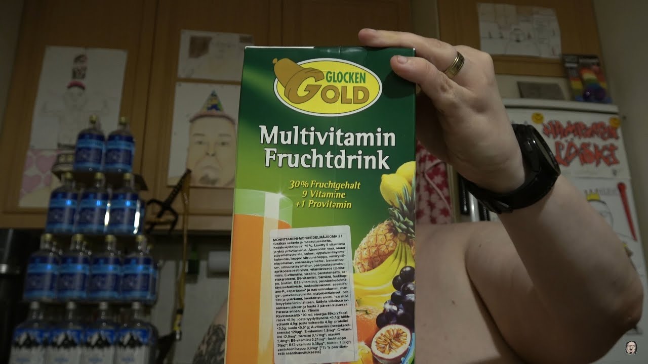 Juomatesti: Glocken Gold Multivitamin Fruchtdrink - YouTube