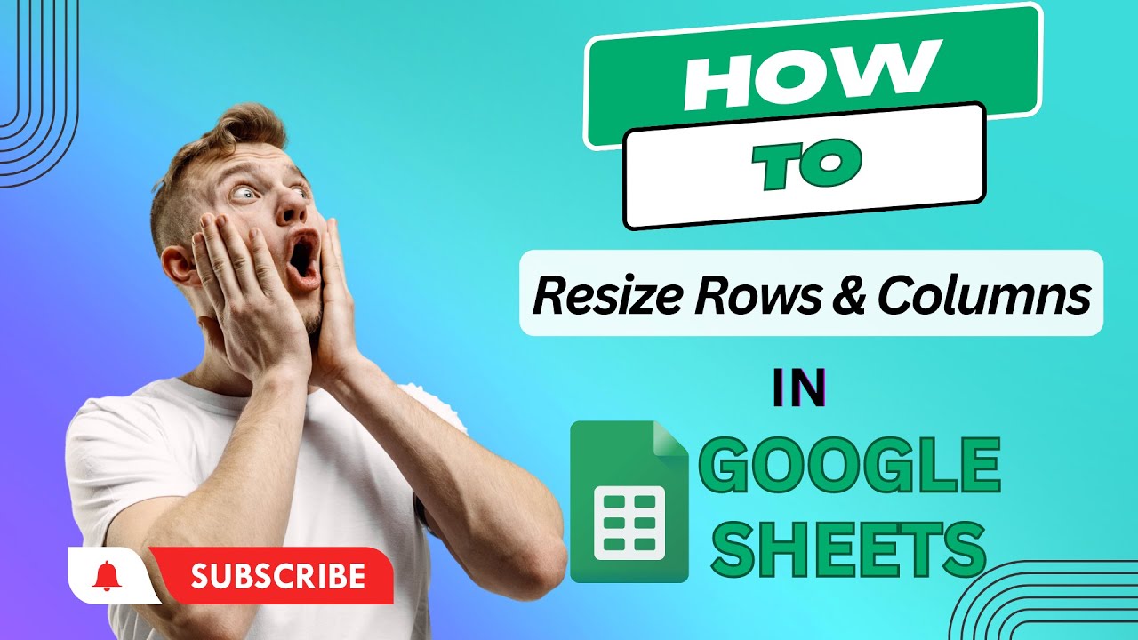Resize Rows Columns In Google Sheets YouTube Resize Rows Columns In Google Sheets YouTube