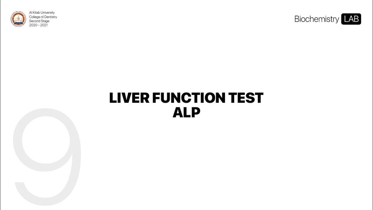 9. Liver Function Test (ALP) | Biochemistry LAB - YouTube