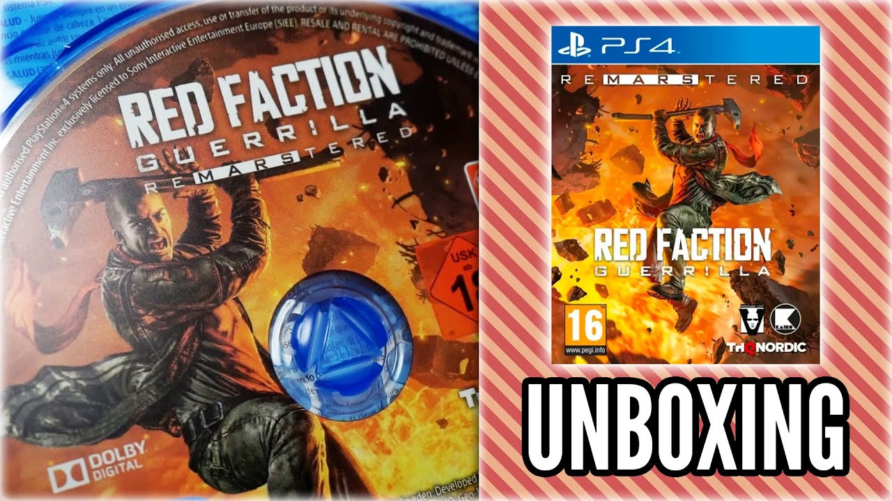 Red Faction: Guerilla (Remarstered) (PS4) - Unboxing - YouTube