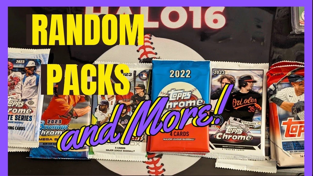 Baseball Cards Random Packs 2023 Topps Update, 2023 Bowman Chrome MOJO ...