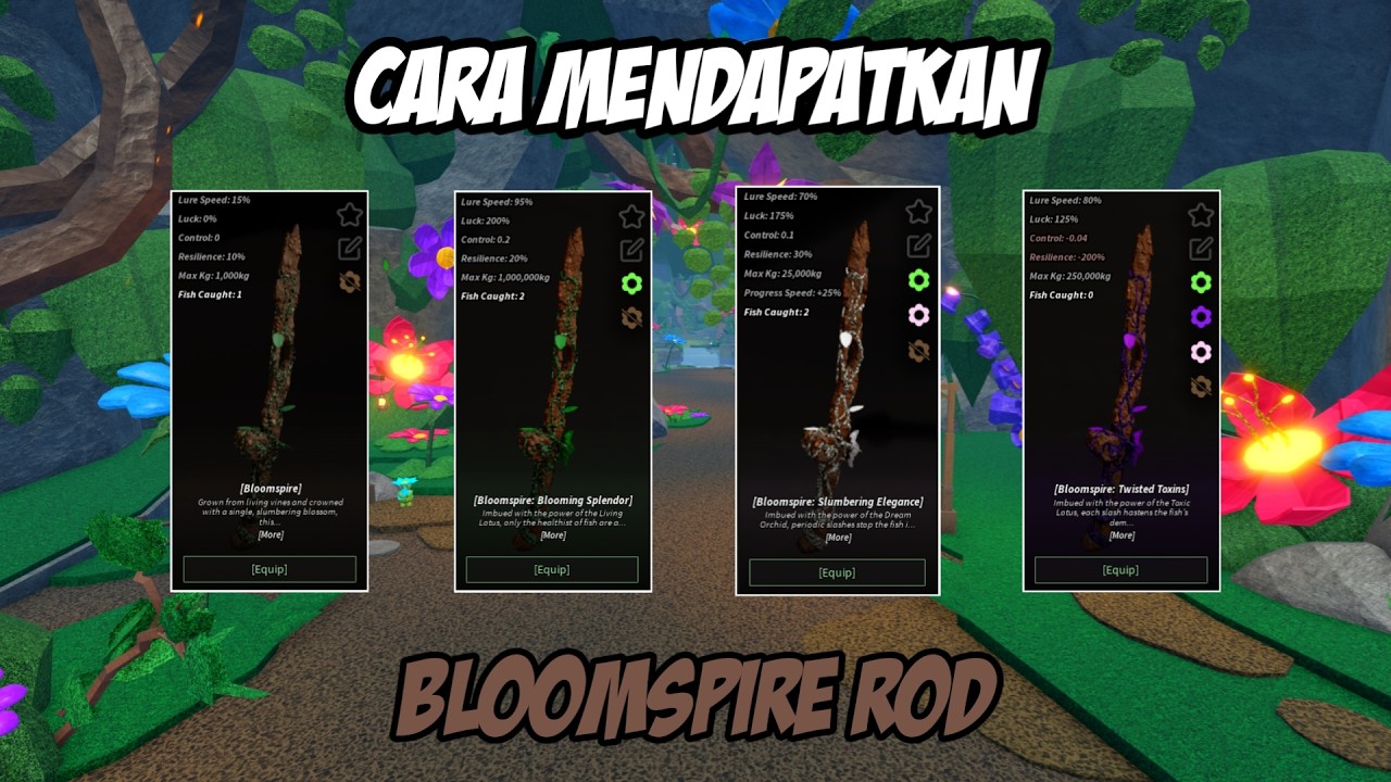CARA MENDAPATKAN BLOOMSPIRE ROD DI FISCH - YouTube