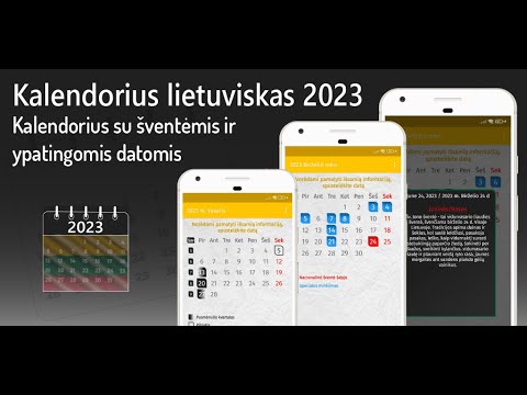 kalendorius Lietuviskas 2023 - YouTube