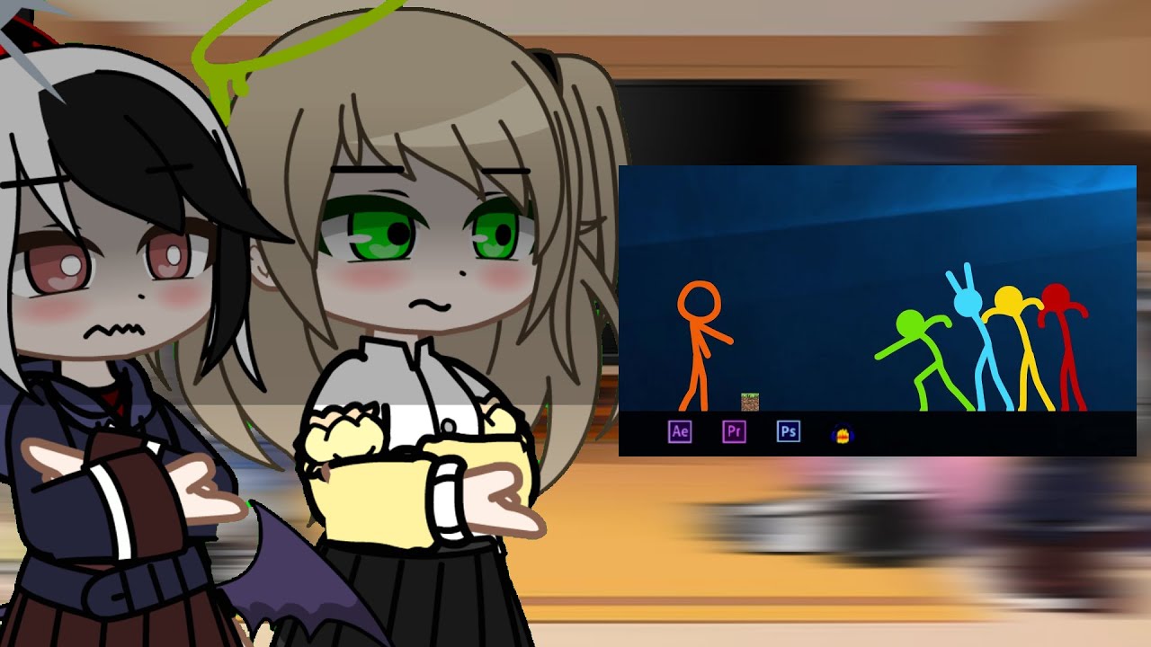 Blue archive react to Animation vs Minecraft ep1 || by Alan Becker ...