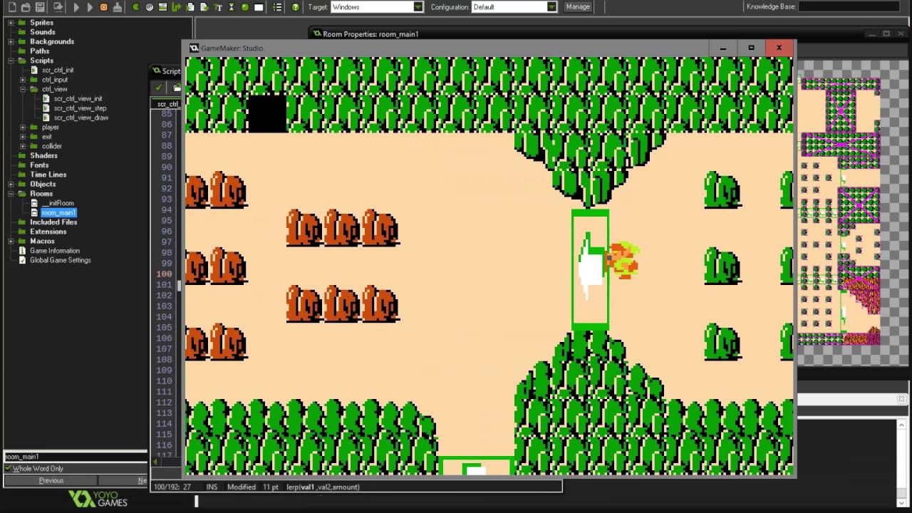 "Legend of Zelda"-like transition with GameMaker - YouTube