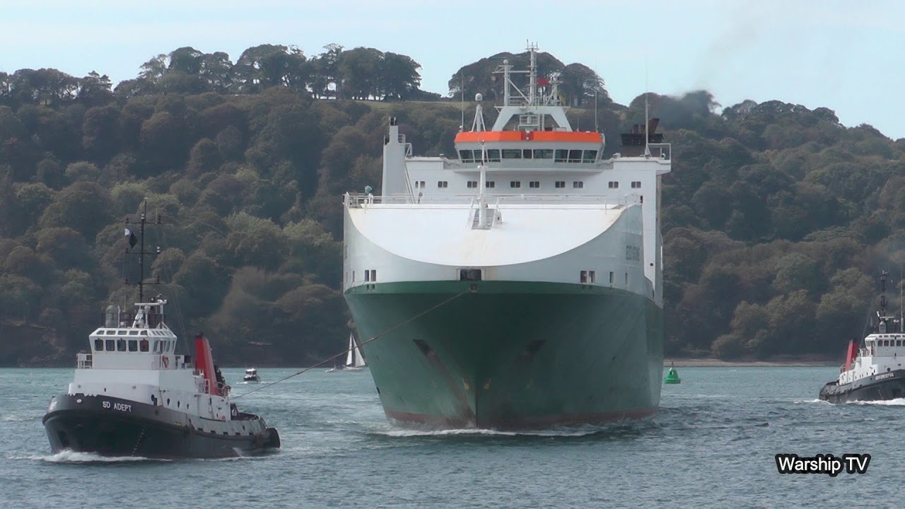 MV EDDYSTONE LEAVES DEVONPORT AT RUSTY ANCHOR, PLYMOUTH HOE - 8th ...
