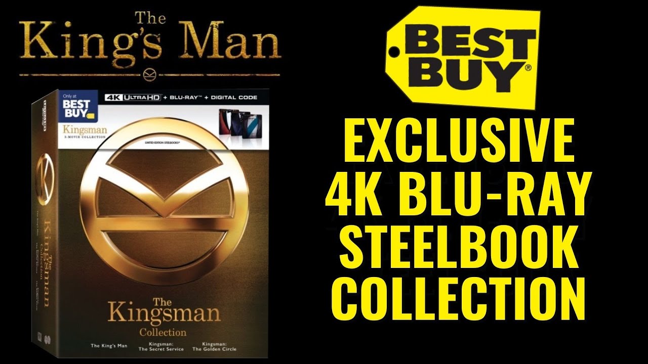 The Kingsman Collection Best Buy Exclusive Steelbook 4K + Blu-ray ...