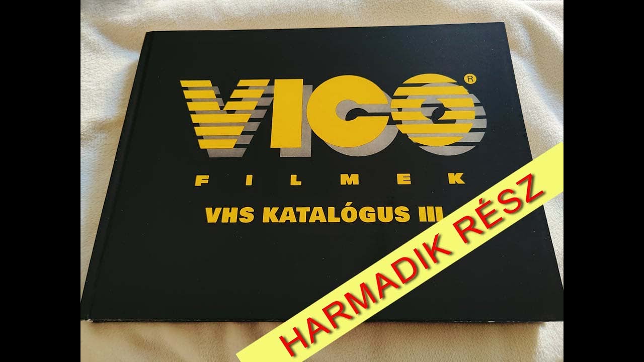 VICO VHS katalógus harmadik rész. - VHS catalogue part three. - YouTube