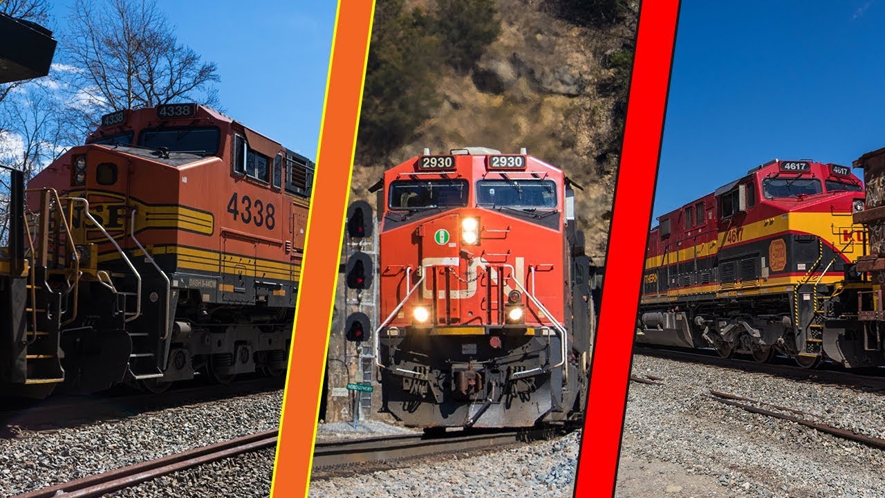 Six Class One Railroads in Two Days | Railfanning the N&W, Virginian ...
