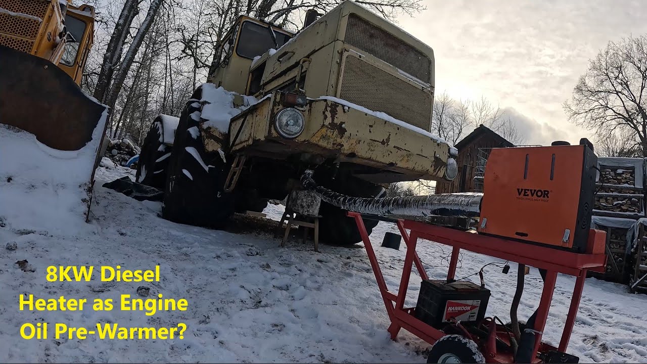 Turning my Small Diesel heater into a Engine Oil heater - YouTube