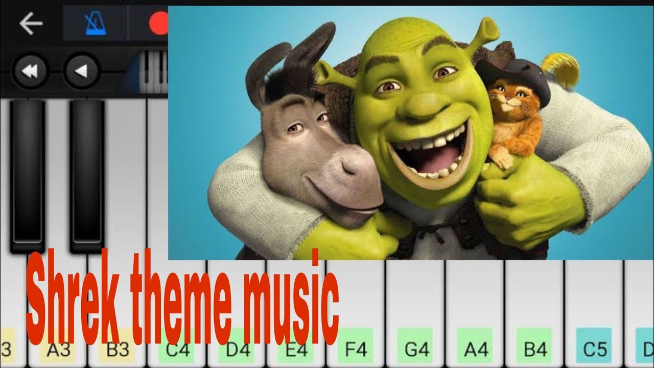 "Shrek " theme music on perfect piano #shrek #perfectpiano - YouTube