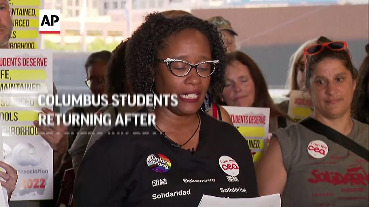 Columbus students returning after teachers ink deal - YouTube