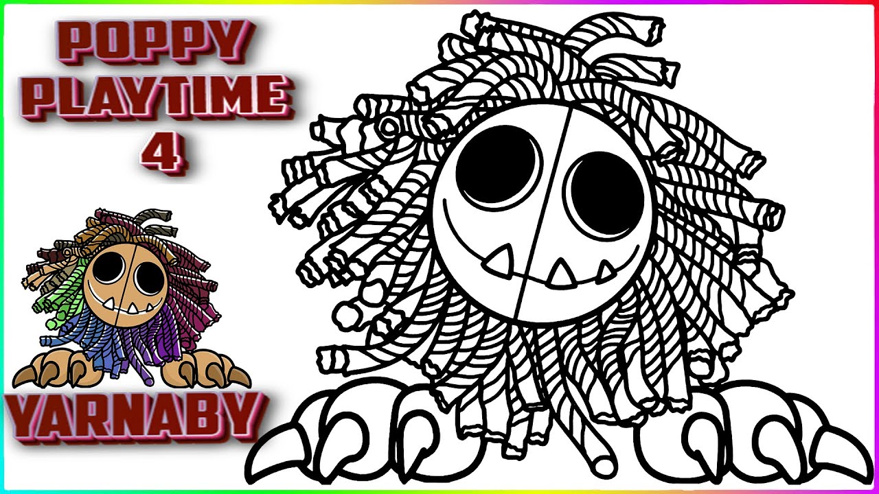 How to Color Yarnaby From Poppy Playtime Chapter 4 / Poppy Playtime ...