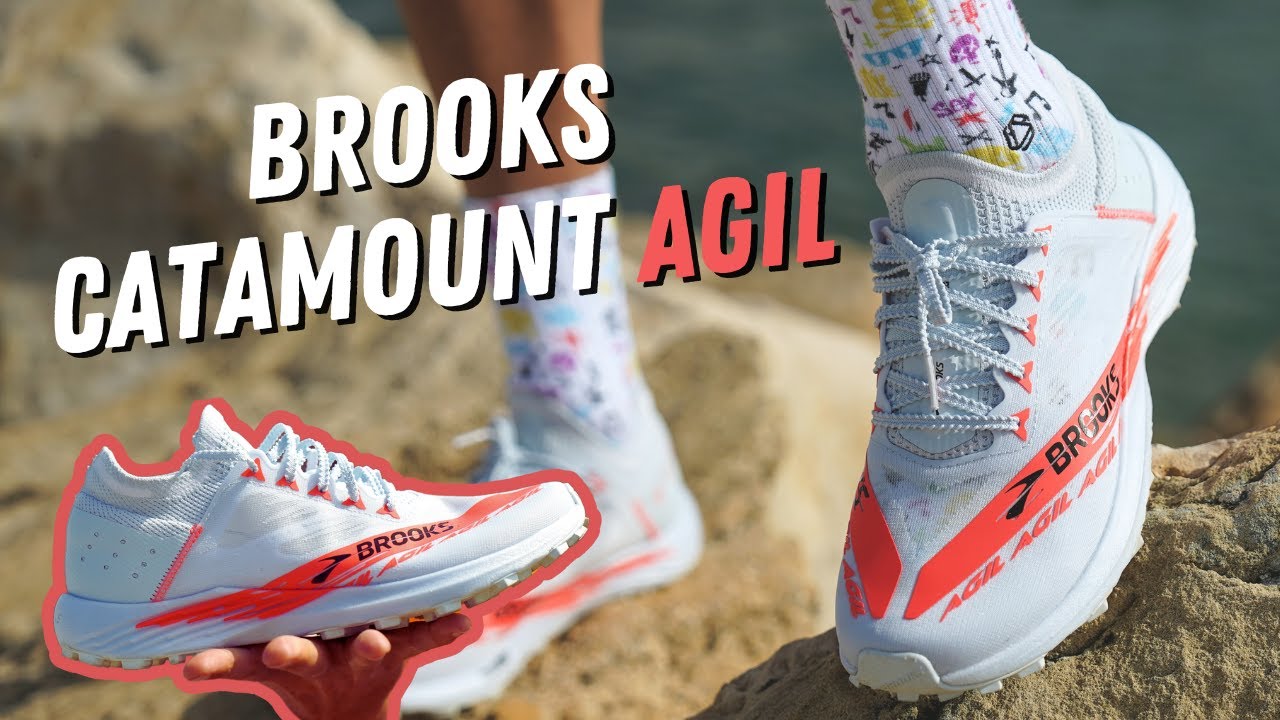 BROOKS Catamount Agil Test & Avis HEXXEE Socks 4K - YouTube