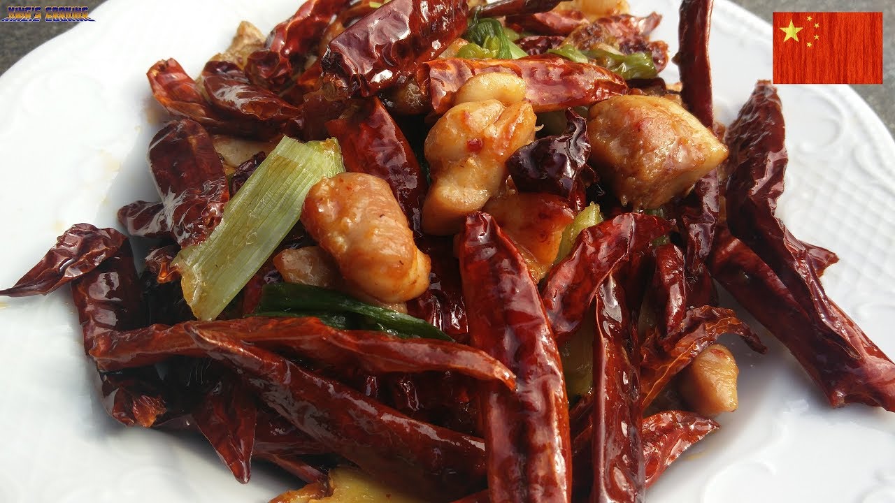 Szechuan Mala Chicken Recipe / 麻辣鸡 - YouTube
