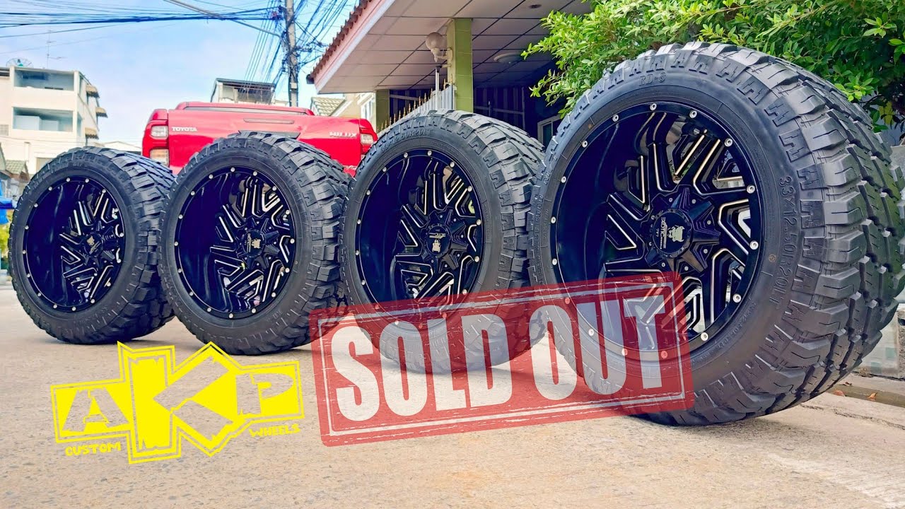 EP 21 : ล้อ 20 กว้าง 12 นิ้ว ยาง 33 นิ้ว ลายนี้หายากแล้ว BY AKP CUSTOM ...
