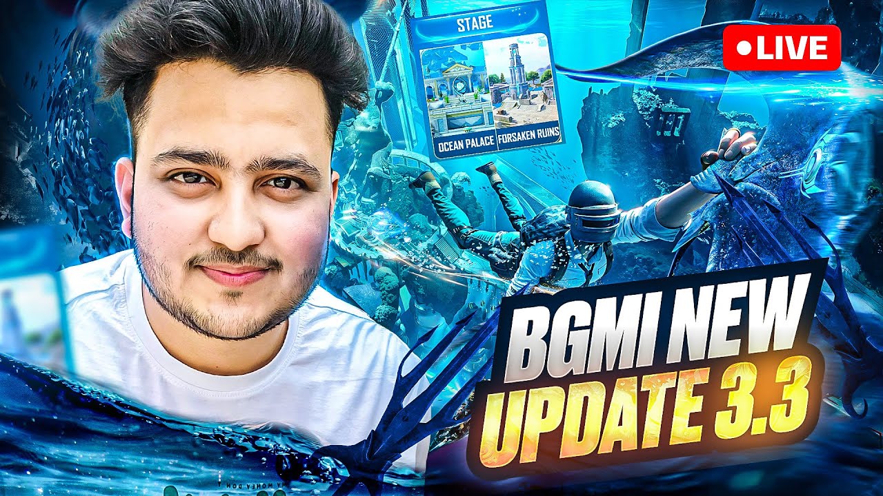 EXPLORING THE NEW BGMI 3.3 UPDATE, THE OCEAN WORLD GAMEPLAY LIVE - YouTube