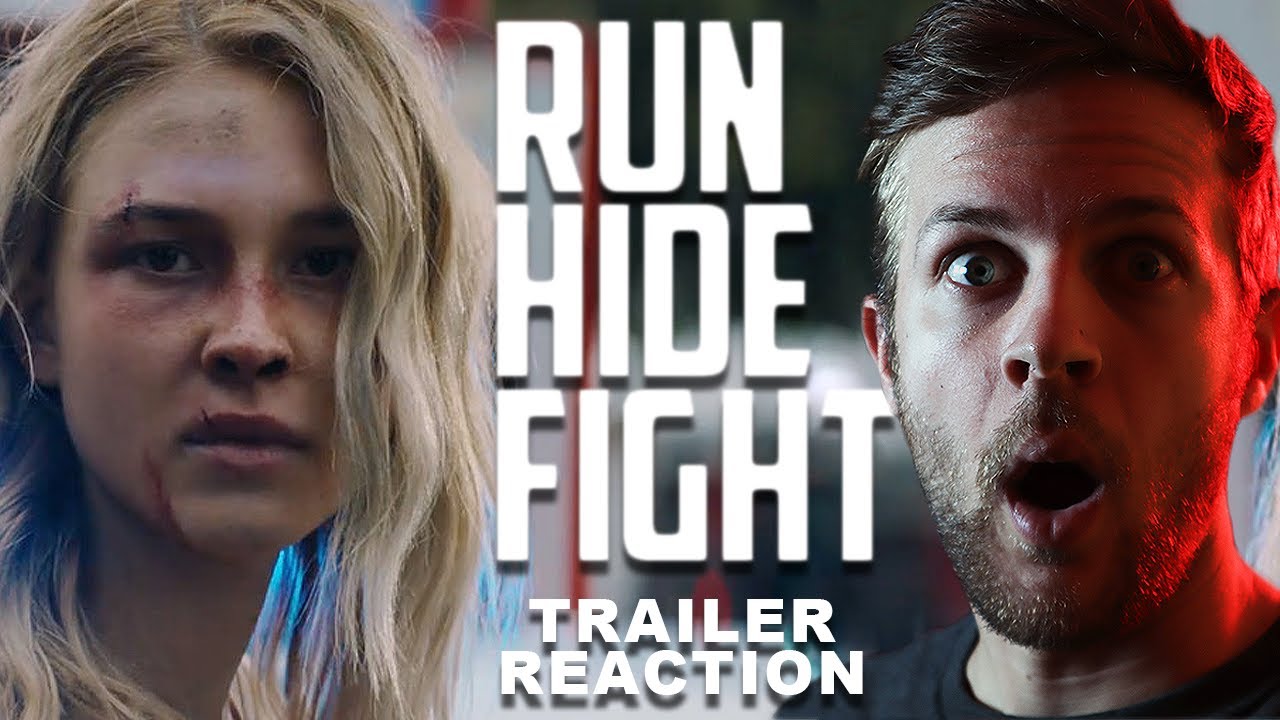 Daily Wire's 1st Movie?! RUN HIDE FIGHT Trailer Reaction - YouTube