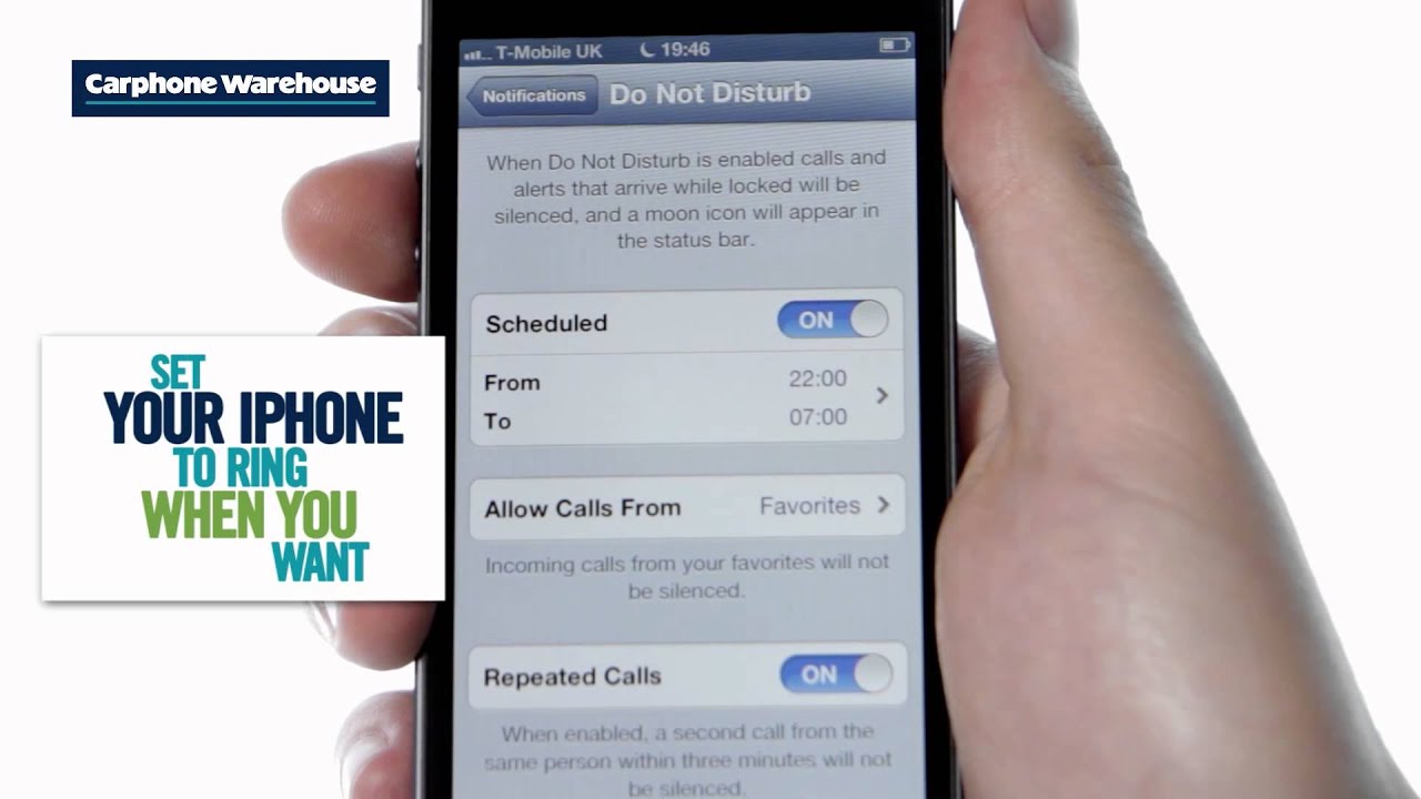 Apple iPhone 5: Call Decline from Carphone Warehouse - YouTube