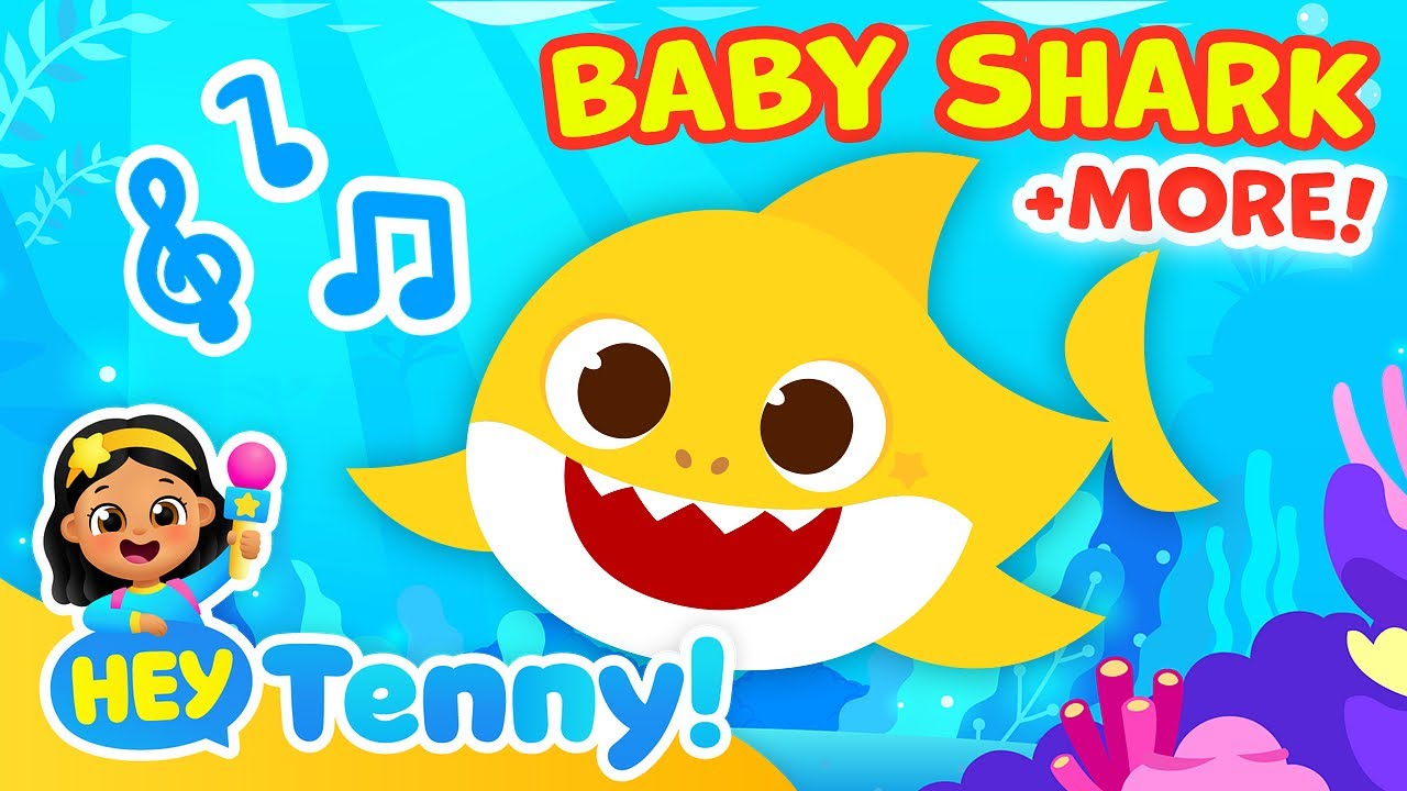 Sing Along Baby Shark with Tenny! | Nursery Rhymes | Educational Video ...