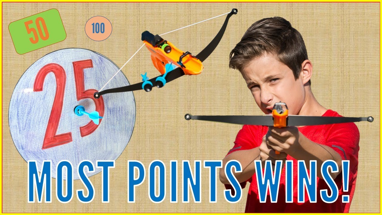 Crossbow Dart Challenge for Points! - YouTube