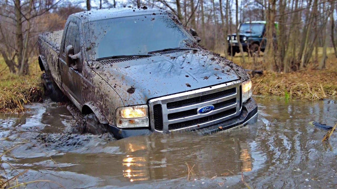 FORD F-250 Super Duty 6.0 Diesel Power Stroke [MUD OFF Road]. - YouTube