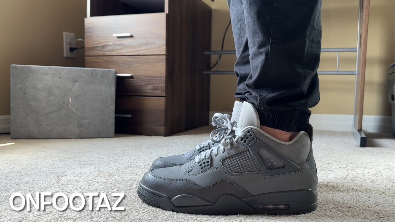 Air Jordan 4 Wet Cement - YouTube