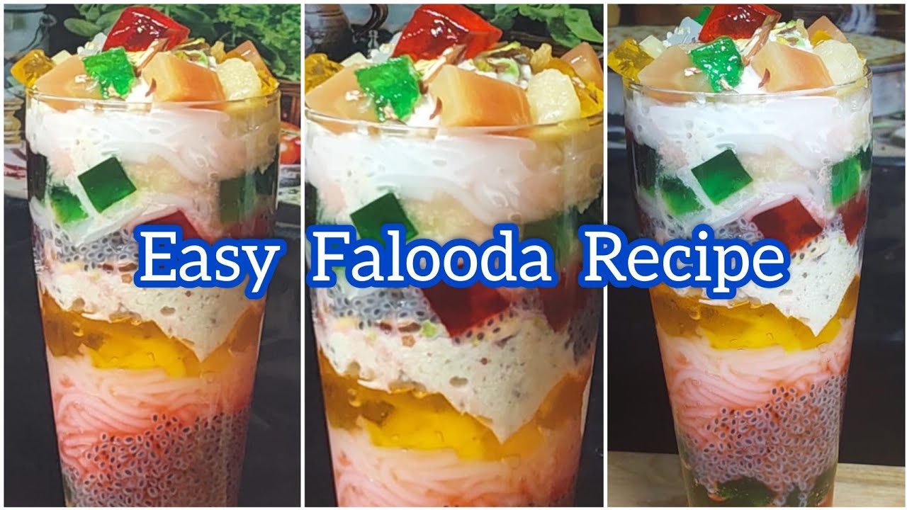 Royal Rabdi Falooda Recipe | homemade falooda sevyan recipe | special and easy recipes - YouTube