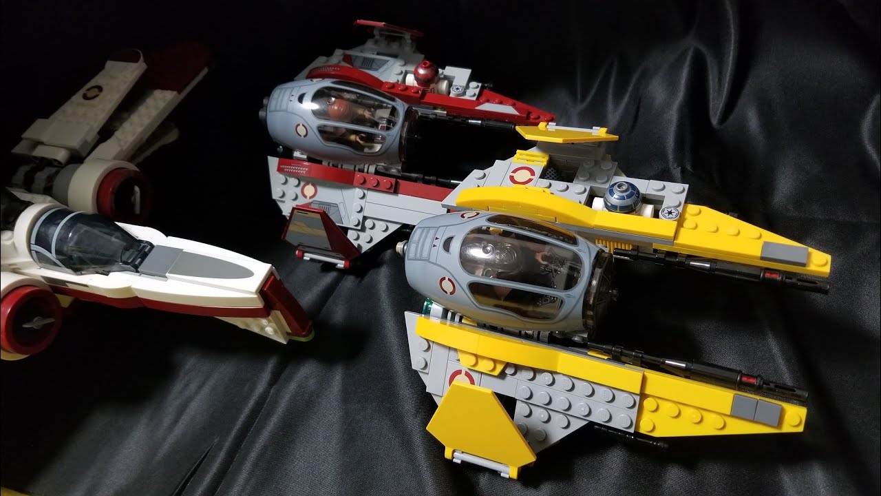LEGO Star Wars Eta-2 JEDI・Interceptor modification(70th) - YouTube