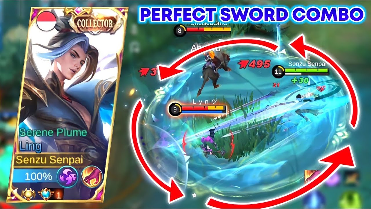 LING FASTHAND EASY TAKE ALL SWORD WITH THIS PATTERN • Ling Gameplay ...