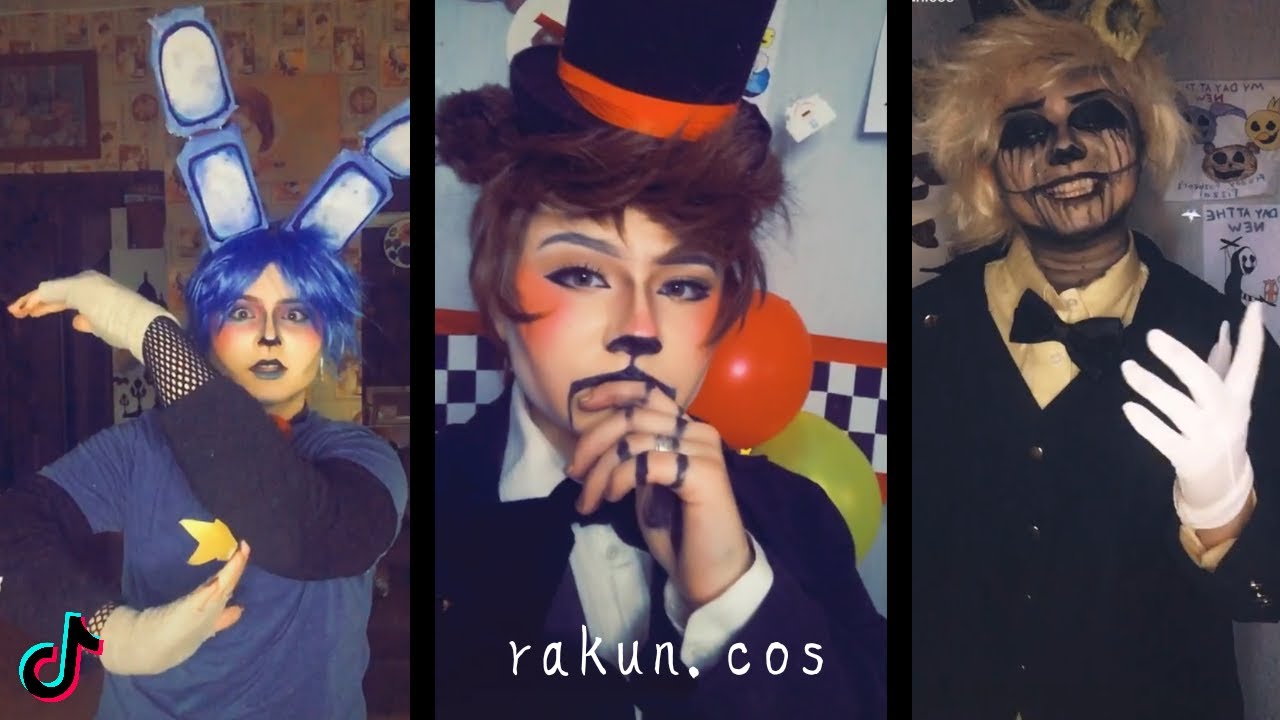 | rakun.cos COSPLAYS FNAF TikTok | Part 1 | - YouTube