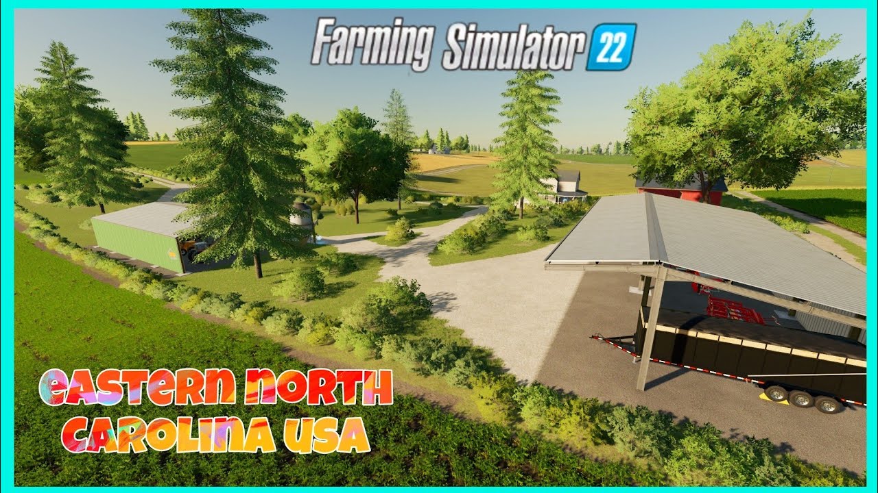 EASTERN NORTH CAROLINA USA - NEW MOD MAP: FARMING SIMULATOR 22 *FLY ...
