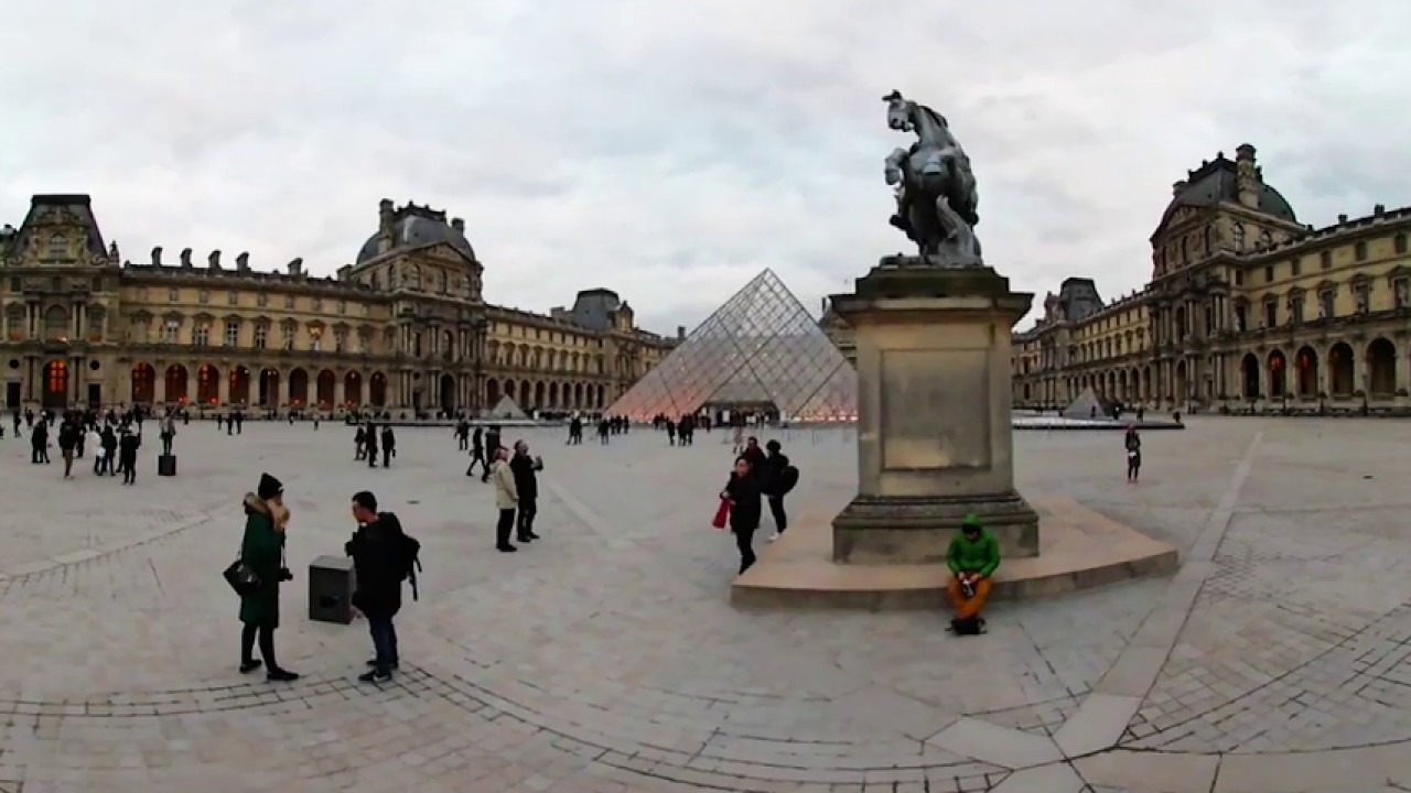 360 VR Tour | Paris | Louvre | Louvre Palace | Louvre Pyramid | Outside ...