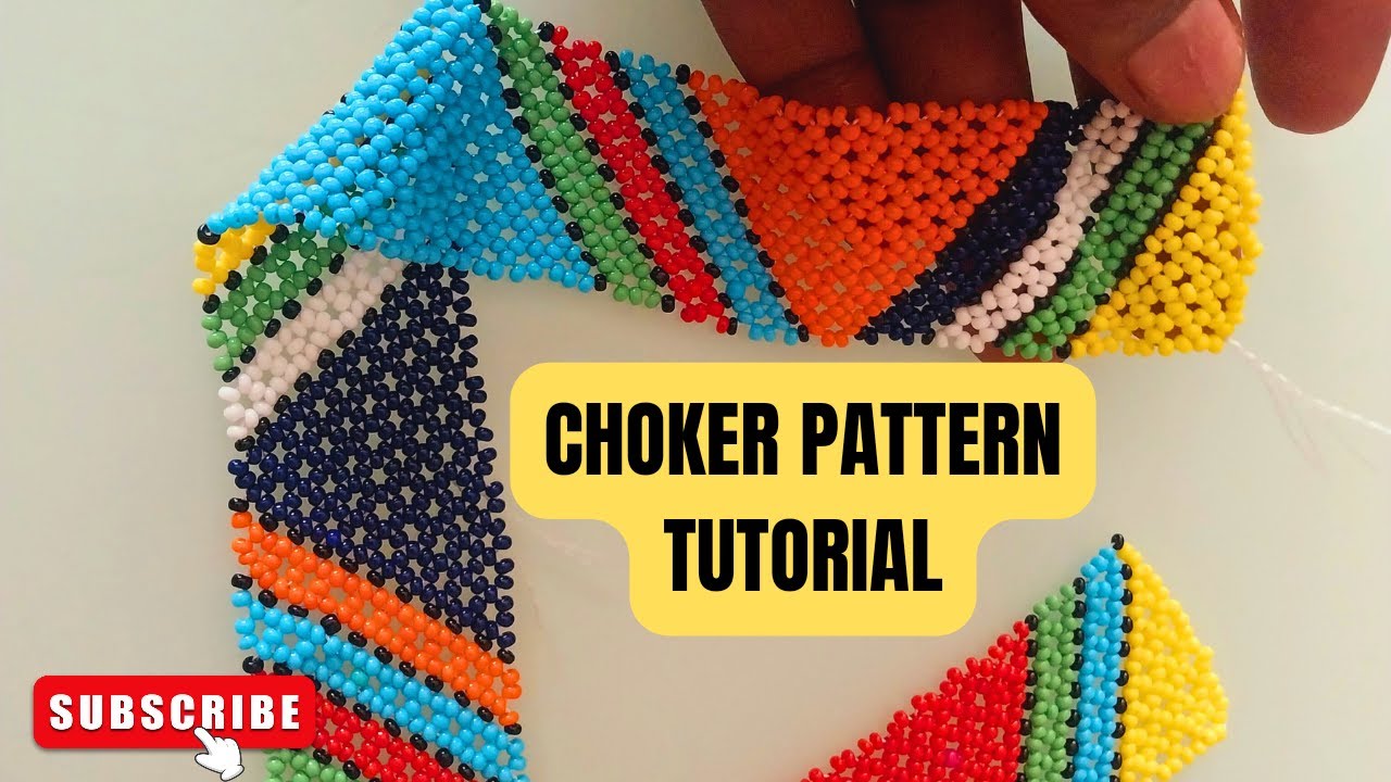 DIY Beaded choker,to acces my membership perks,please join - YouTube