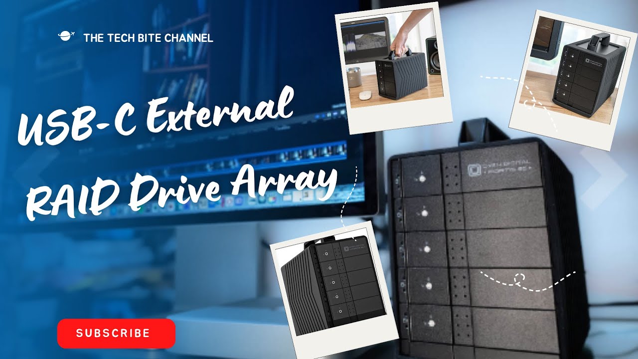 100TB Fortis 5C 5 Bay USB C External RAID Drive Array - YouTube