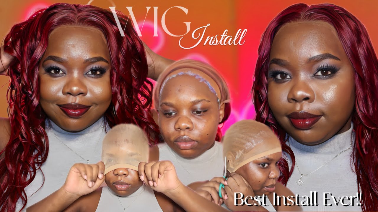 EASIEST Frontal Wig Install Tutorial For Beginners! (Bald Cap Method ...