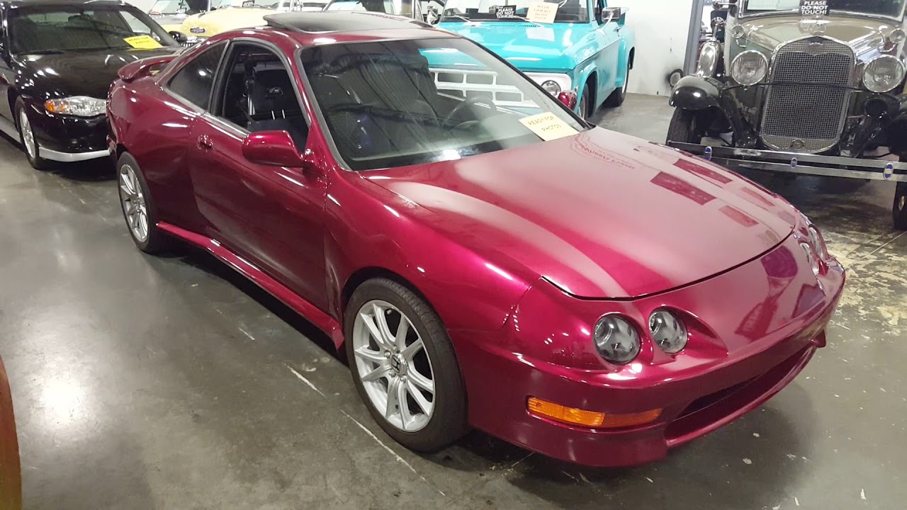 ACURA INTEGRA WITH REAR ENGINE V8. - YouTube