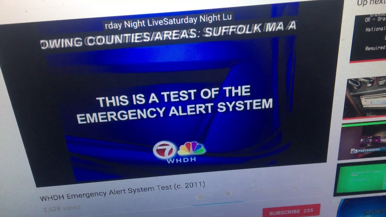 Required Weekly Test EAS #108 - YouTube