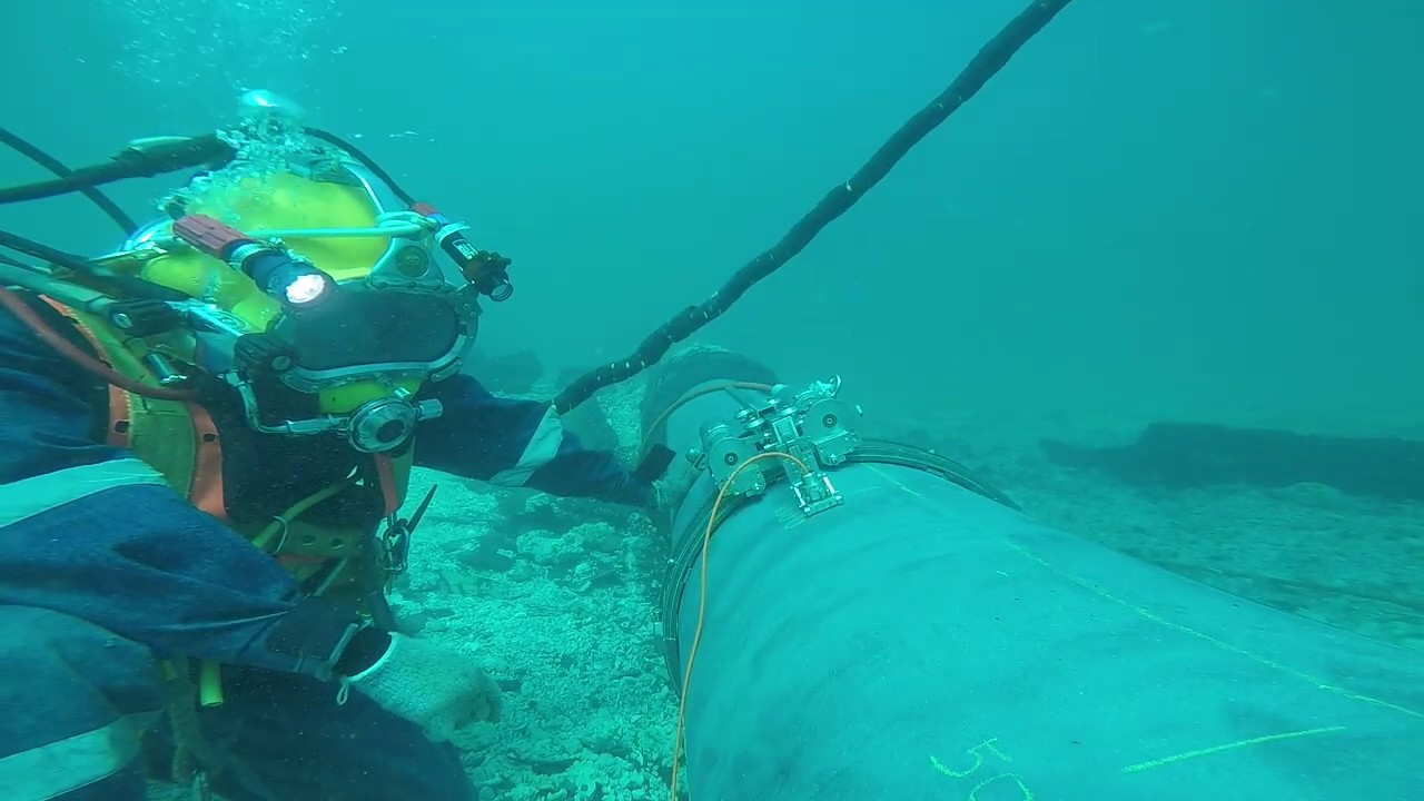 SCUBA Replacement, or SRP diving in the Commercial diving world. - YouTube