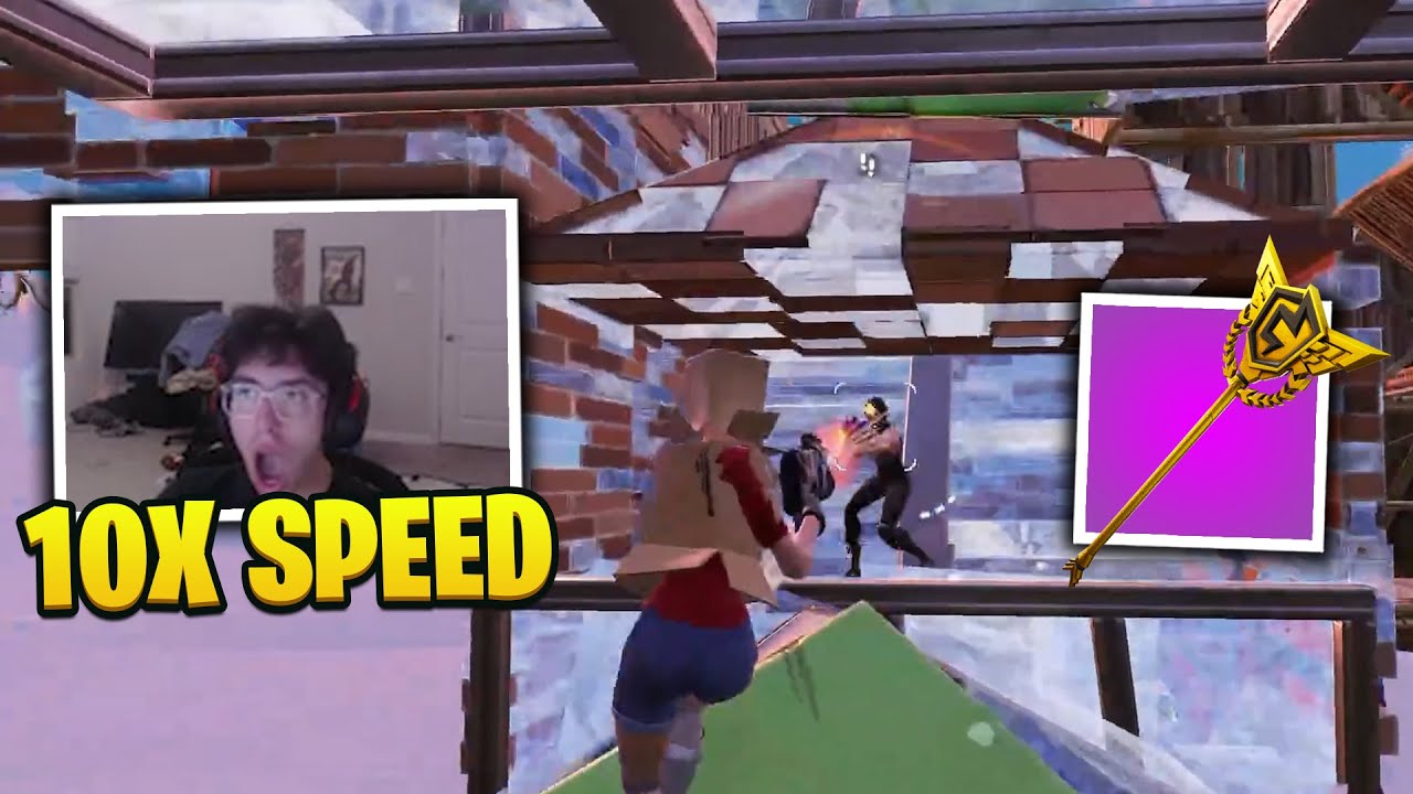 Zenn FLEXING Max Edit Speed with FNCS Pickaxe - YouTube