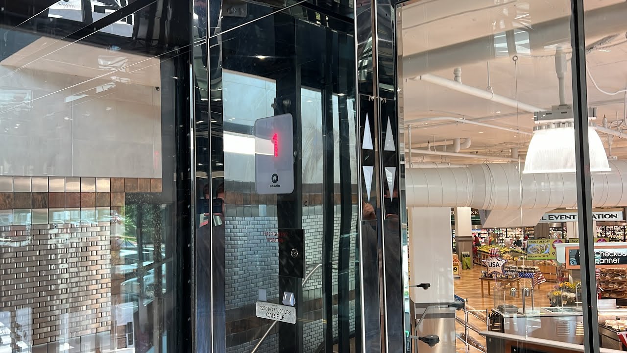 Shiny Schindler 5500 Elevator at Harris Teeter, Ballston, Arlington VA ...