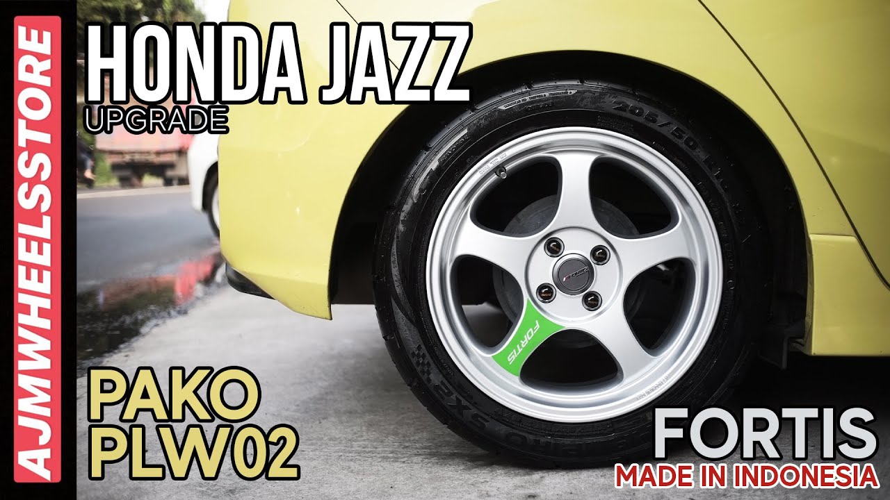 MODIFIKASI HONDA JAZZ VELG PAKO PLW02 // AJMWHEELSSTORE - YouTube