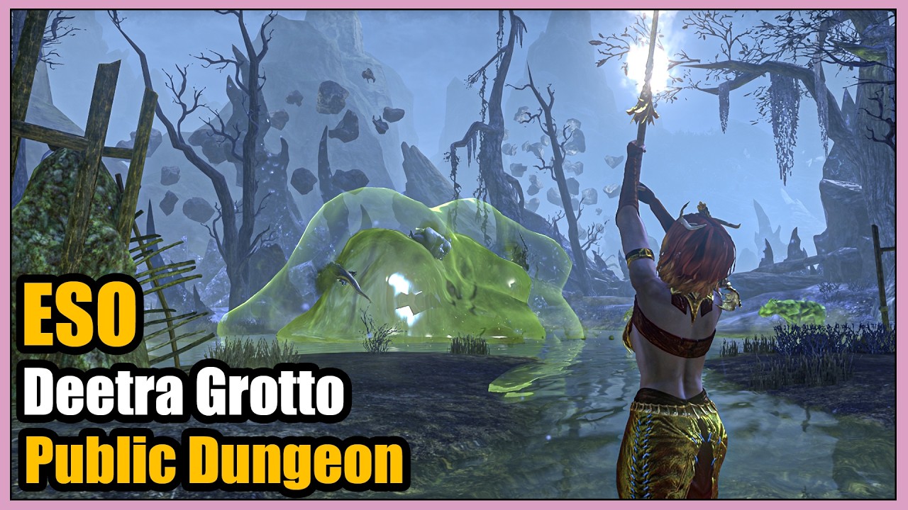 ESO Solstice Deetra Grotto Public Dungeon (All Bosses, Quest and ...