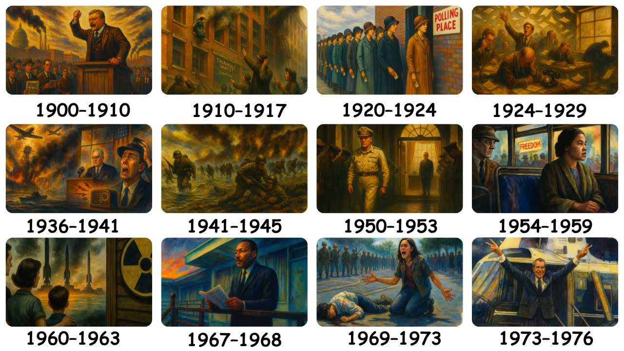 Every Moment That Changed 20th Century America | History Before Bed ...